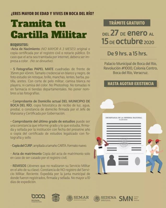 Requisitos para tramitar la cartilla militar – RCK Noticias Requisitos para tramitar la cartilla militar – RCK Noticias